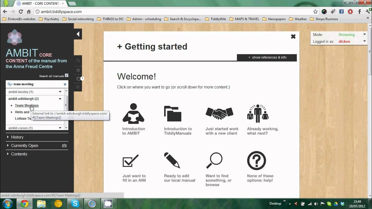 Search Function in the AMBIT manual - towards a Community of Practice ...