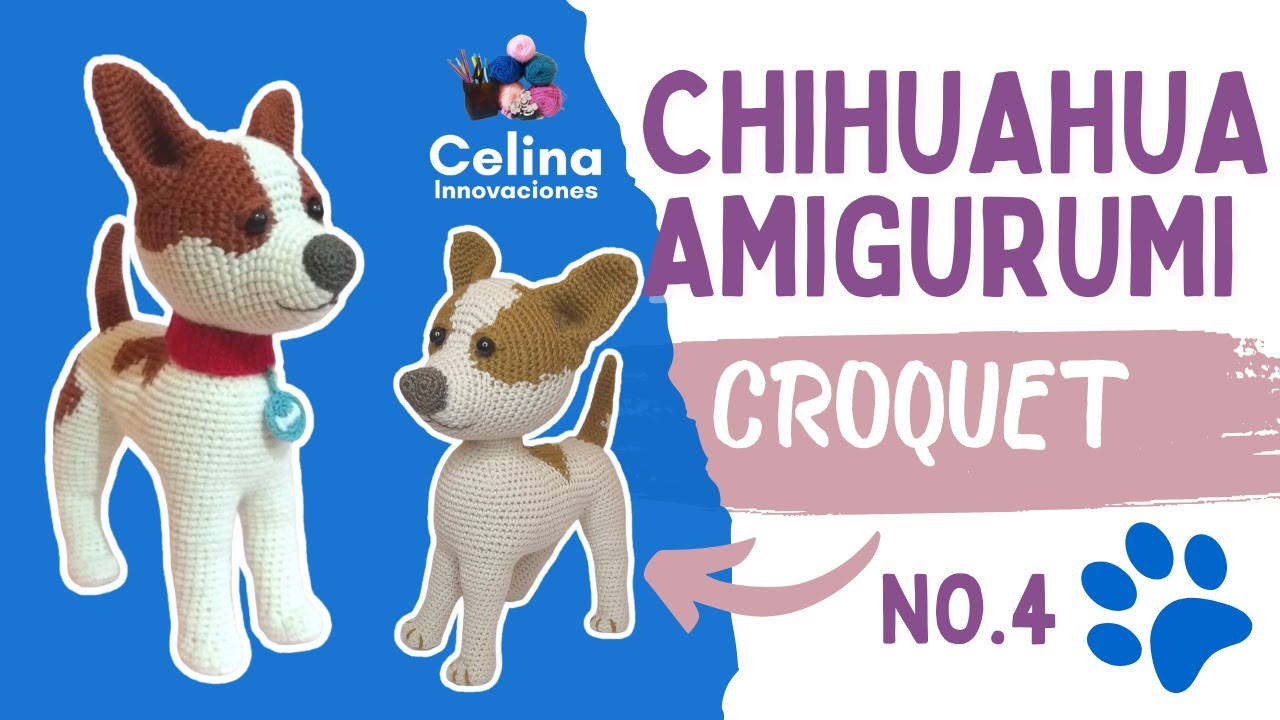 Amigurumi raza chihuahua🐾patita ¡tutorial paso a paso! Tejido a crochet ...