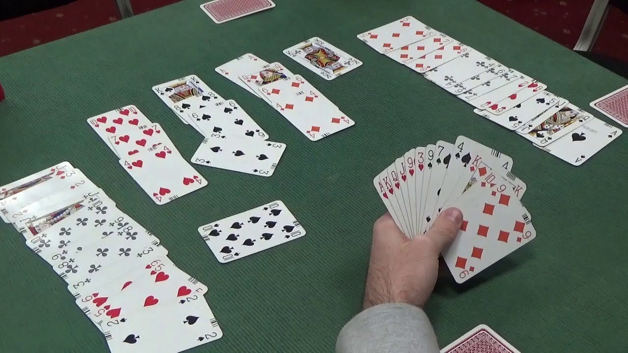 #21 Full Bridge Game - Bridge bidding & card play explained - 4 Hearts ...