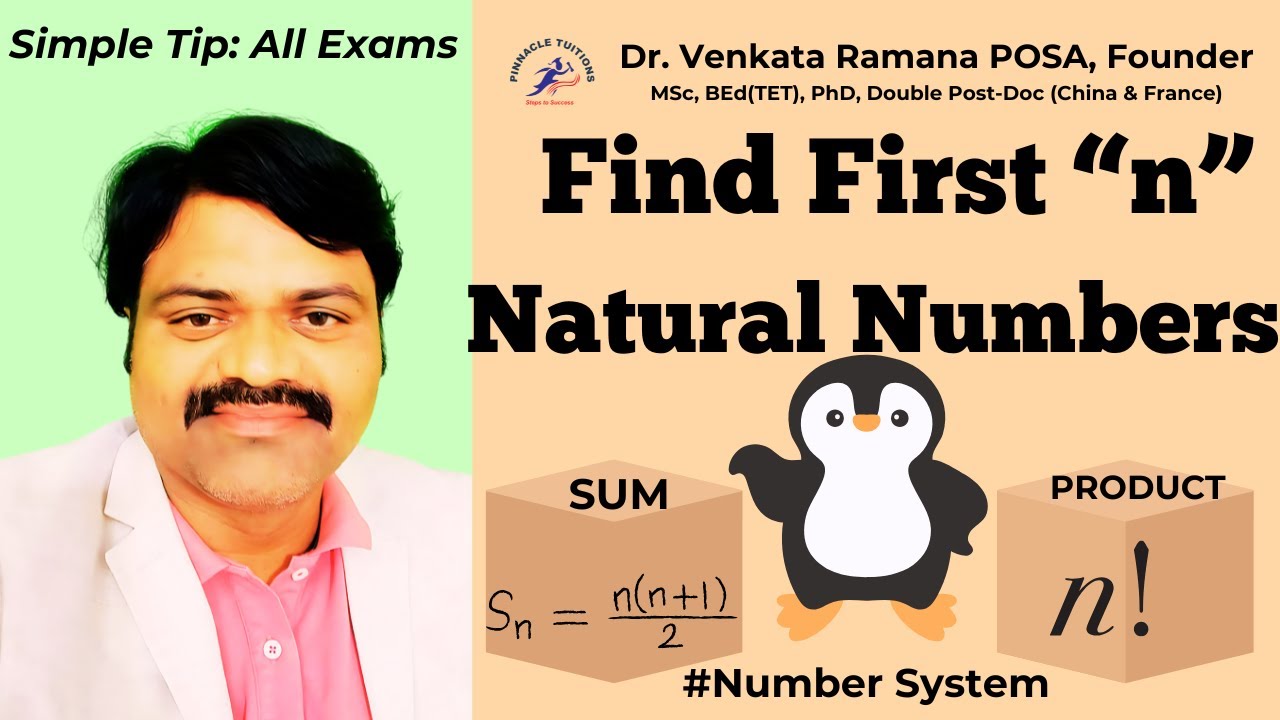 Find the Sum & Product of "first n" natural numbers? |MCQs|in Telugu ...
