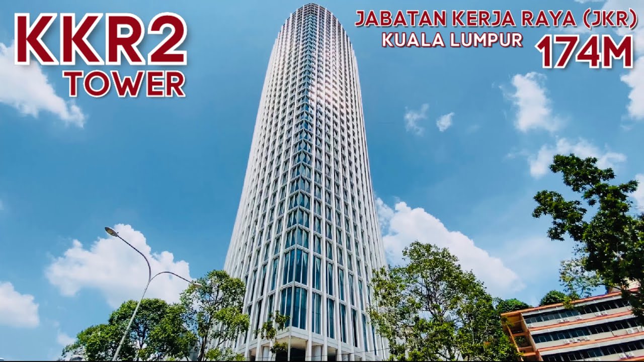 [4K Walk] Kompleks Kerja Raya 2 (KKR2) The ‘diamond’ facade concept ...