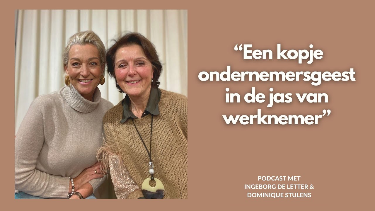 Een kopje ondernemersgeest in de jas van werknemer met Ingeborg de ...