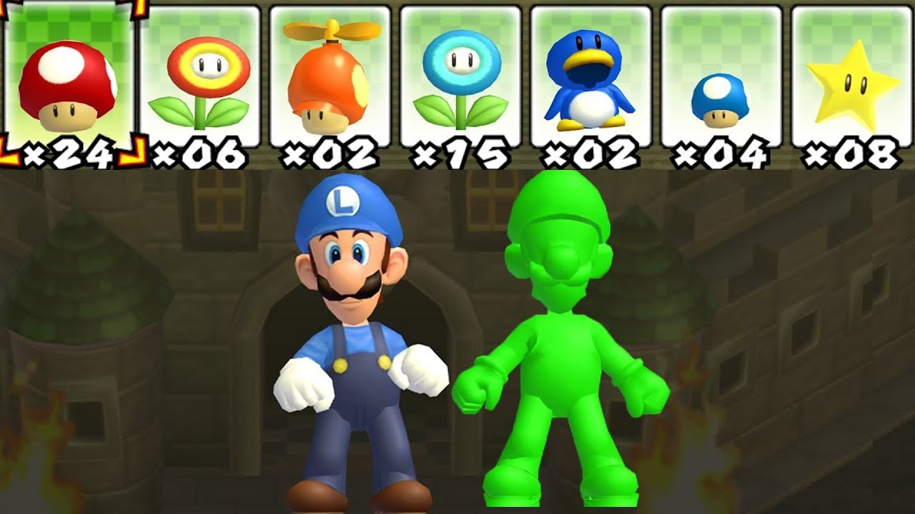 What happens when Blue Luigi and Gooigi (Luigis Mansion 3) uses Mario's ...