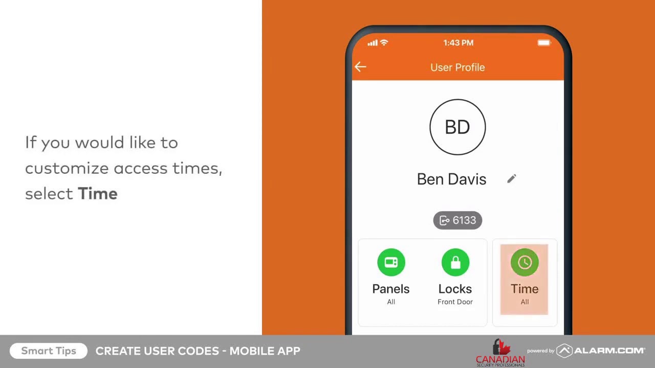 Create User Codes for your CSP Smart Security System using the Alarm ...