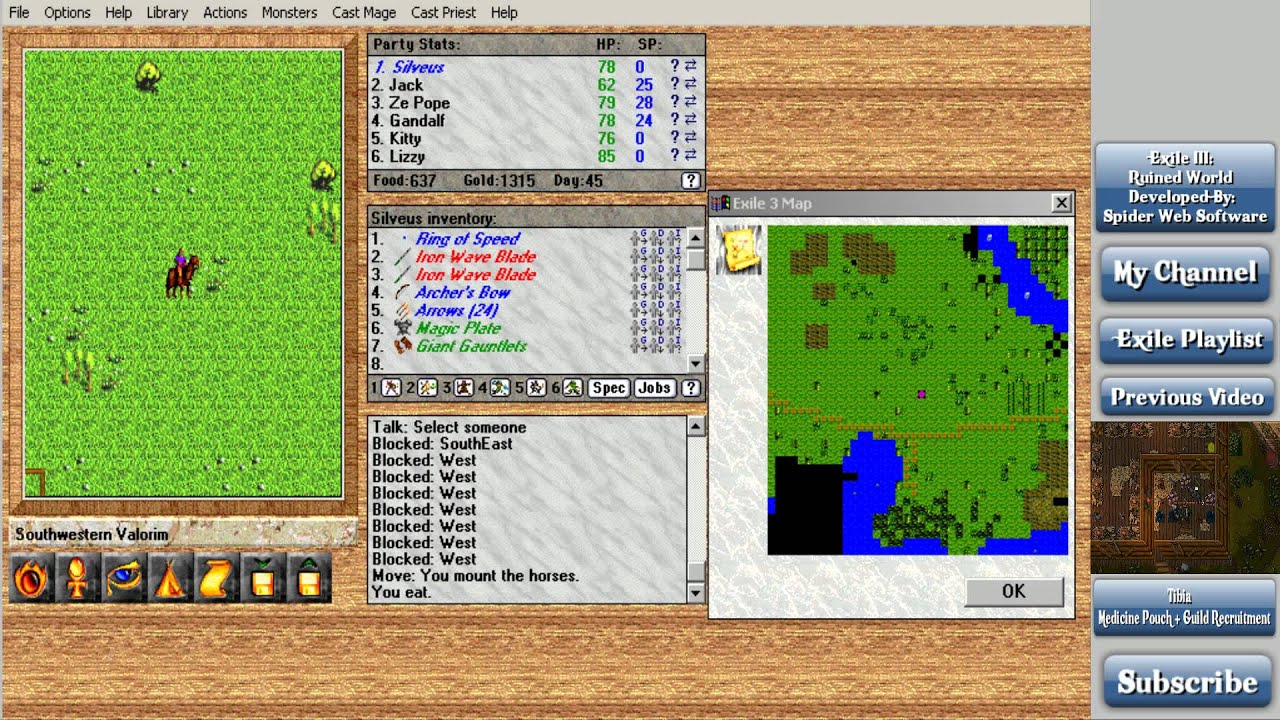 Let's Play Exile III: Ruined World: Part 18 - YouTube