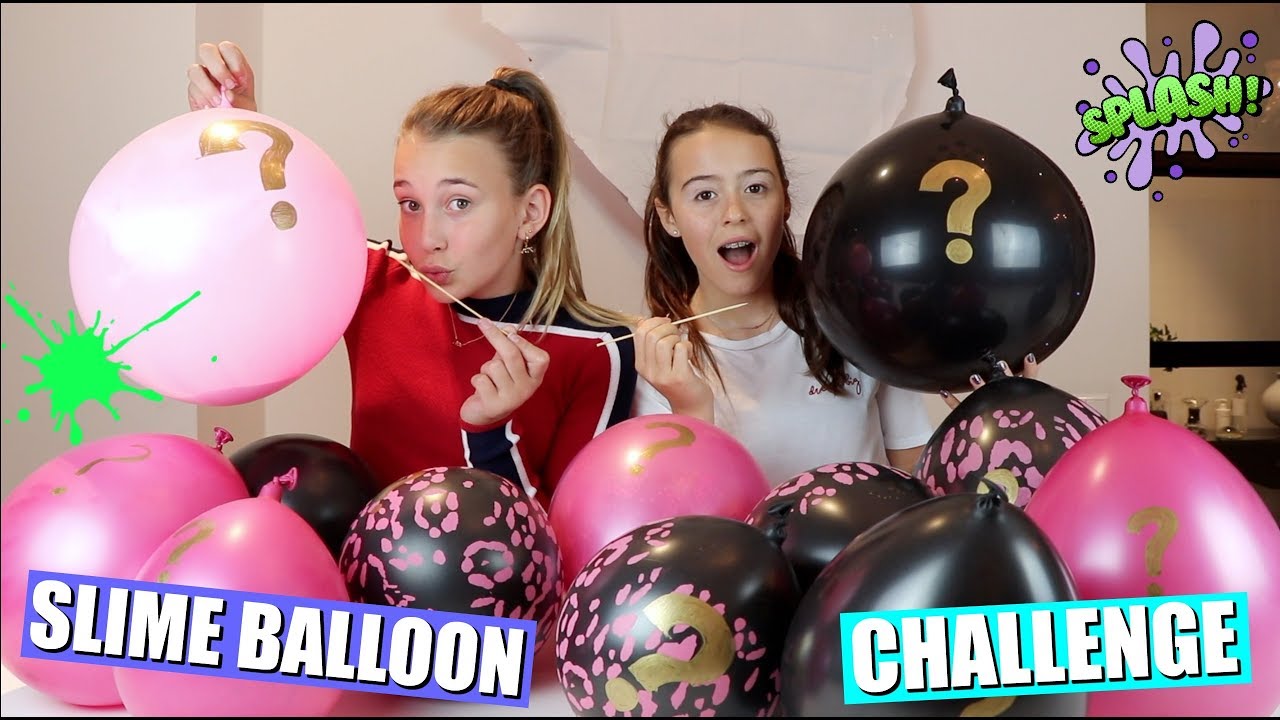 SLIME BALLOON CHALLENGE! | MYSTERY SLIJM MAKEN MET BALLONNEN? - YouTube