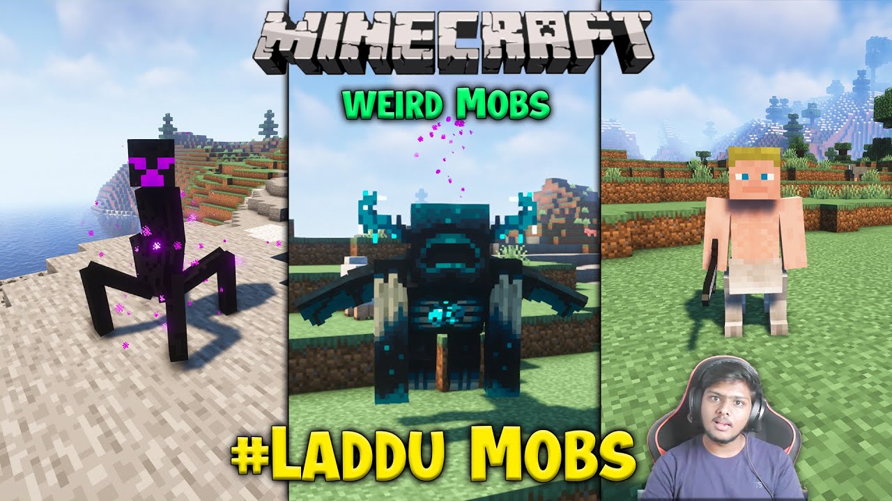 Added New Variety types Of Mobs In Minecraft | In Telugu | GMK GAMER ...