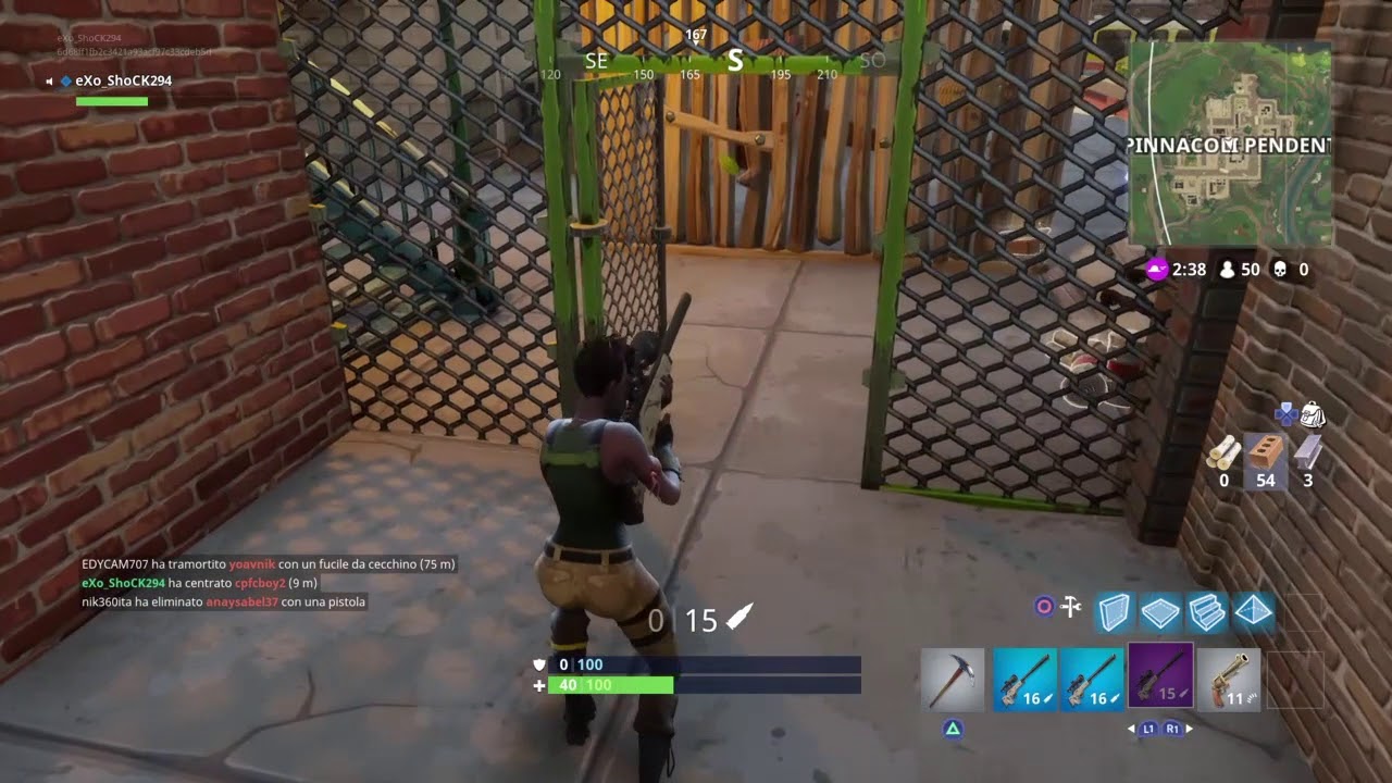 720 on fortnite [First shot, two piece] - YouTube