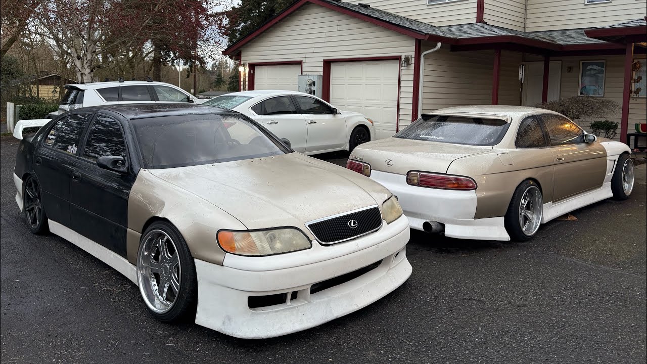 EZ-Knuckle JZS147 GS300 Angle Kit Install! - YouTube