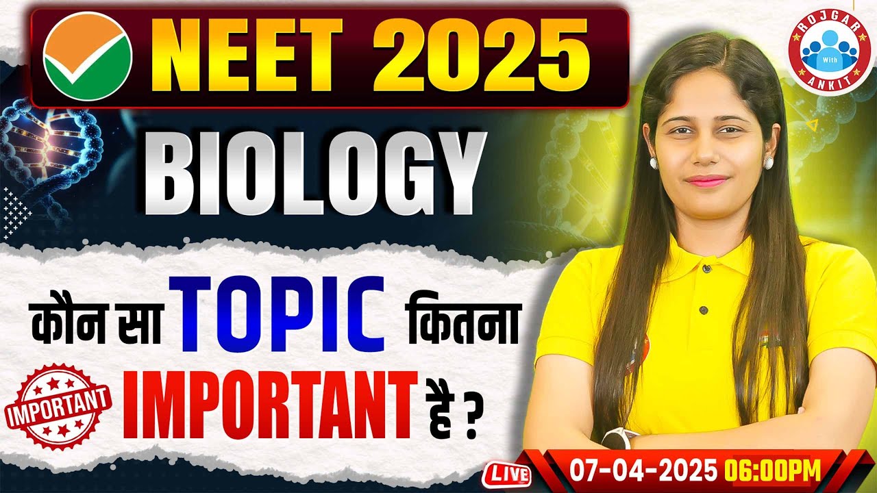NEET 2025 Biology | NEET Biology कौन सा Topic कितना Important है? NEET ...