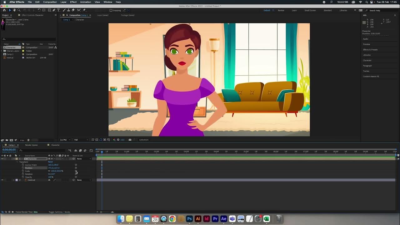After Effects: Advanced Character Animation - YouTube
