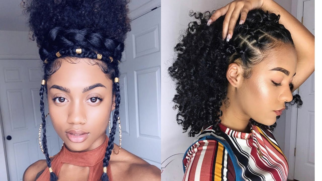 💜💜 BEST NATURAL HAIR STYLES 🔥 - 2020 COMPILATION - YouTube