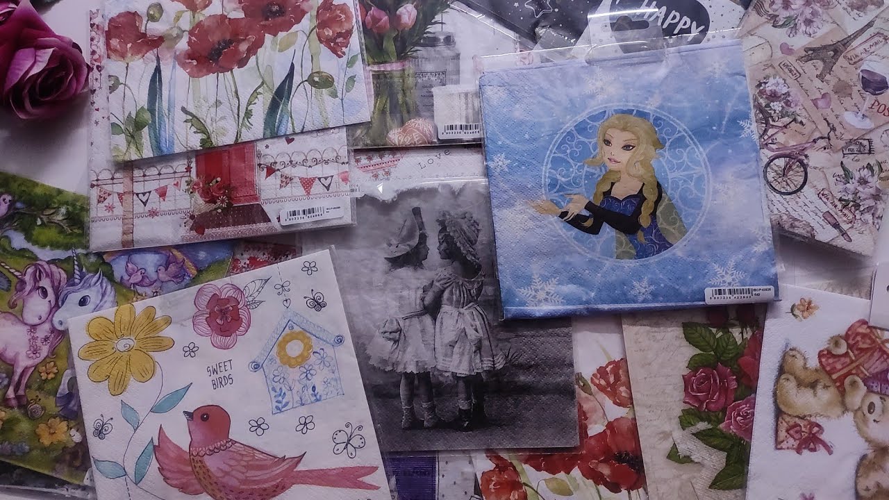 My Decoupage Napkin/Decoupage Paper/Deco Transfer Sheets Collection ...