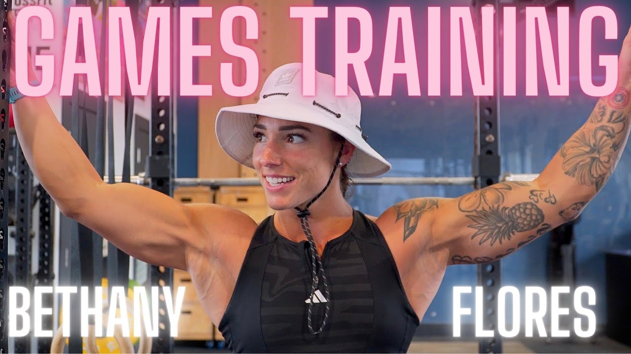A Day of Games Training with 7x CrossFit Games Athlete Bethany Flores - YouTube