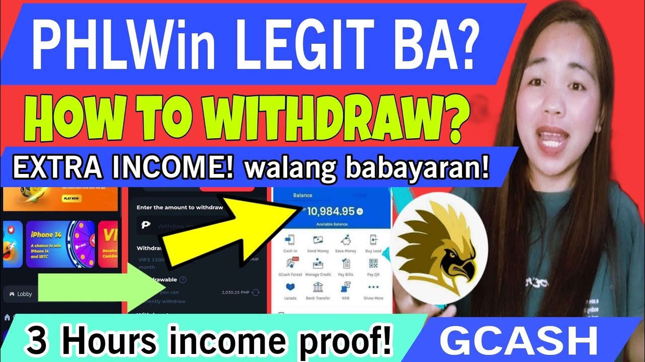 PHLWin, LEGIT BA? How to Withdraw? magkano income ko in 3 Hours? - YouTube
