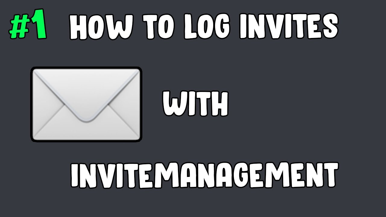 Invitemanagement setup tutorial - Discord invitemanager bot - YouTube
