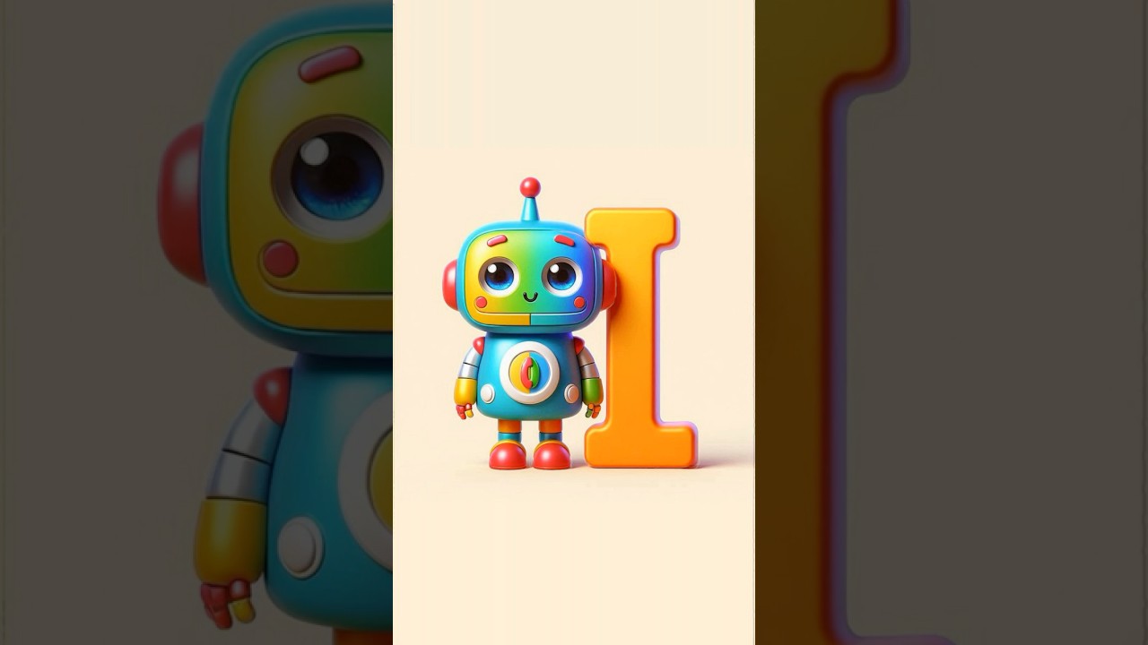 Incredible Letter I Animation with Robot Blast & Rebuild | Colorful ABC ...
