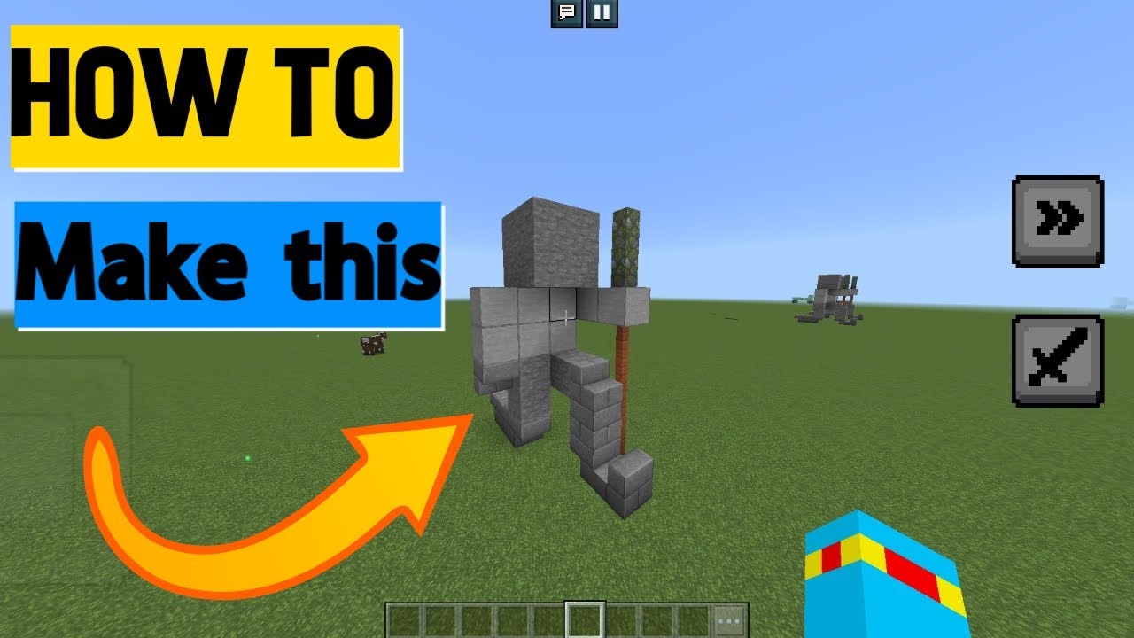 how to make a status in Minecraft in only two minutes 😲 - YouTube