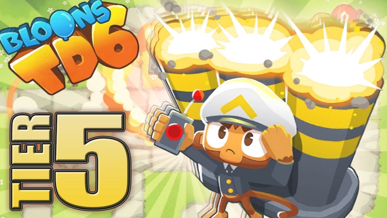 MORTAR MONKEY ️ TIER 5 ️ WSZYSTKIE ŚCIEŻKI | Bloons TD6 PL - YouTube