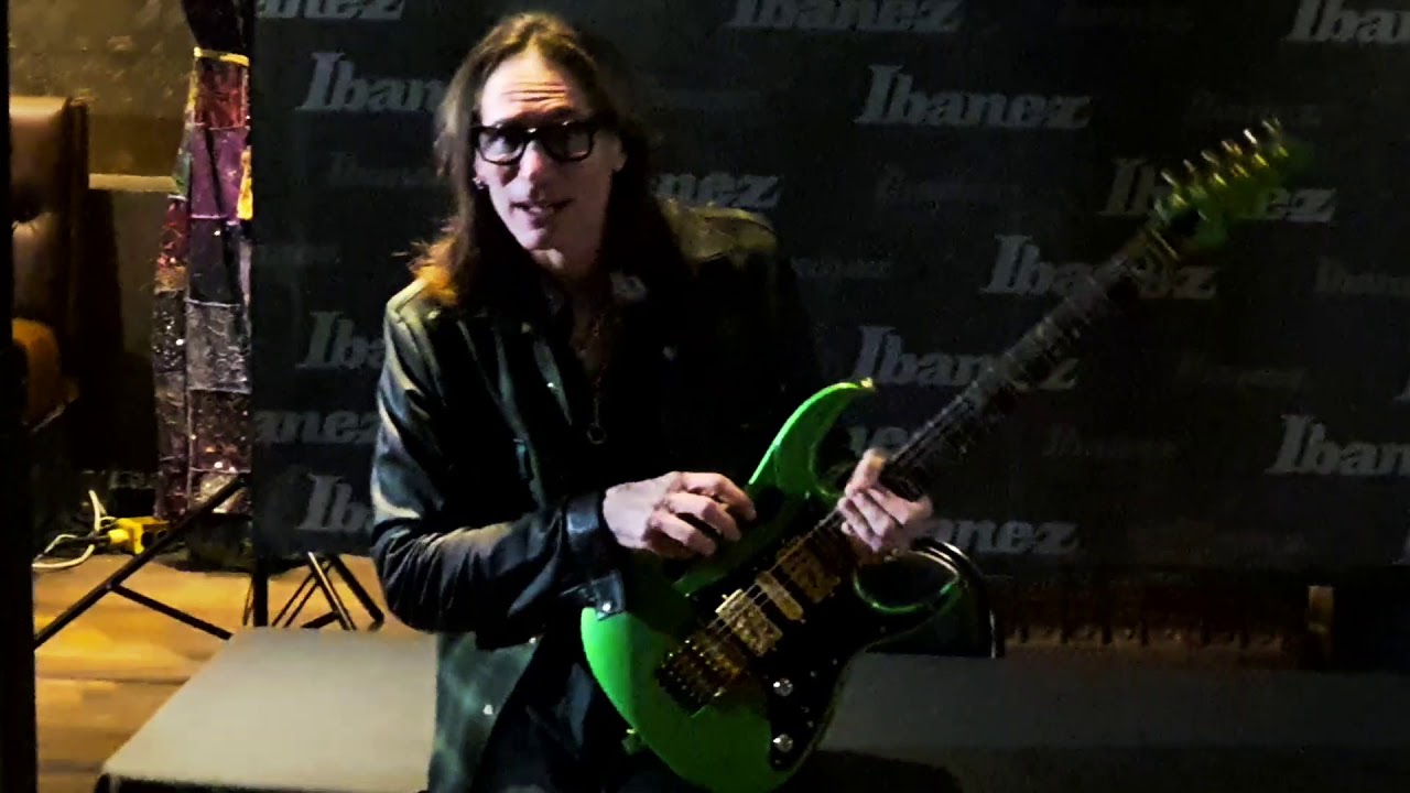 Close personal Steve Vai and Ibanez PIA launch namm 2020 - YouTube