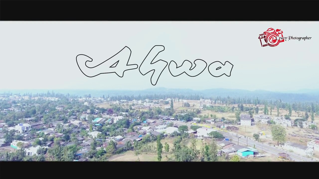 Drone shoot of Ahwa And Sunset point of Ahwa - YouTube