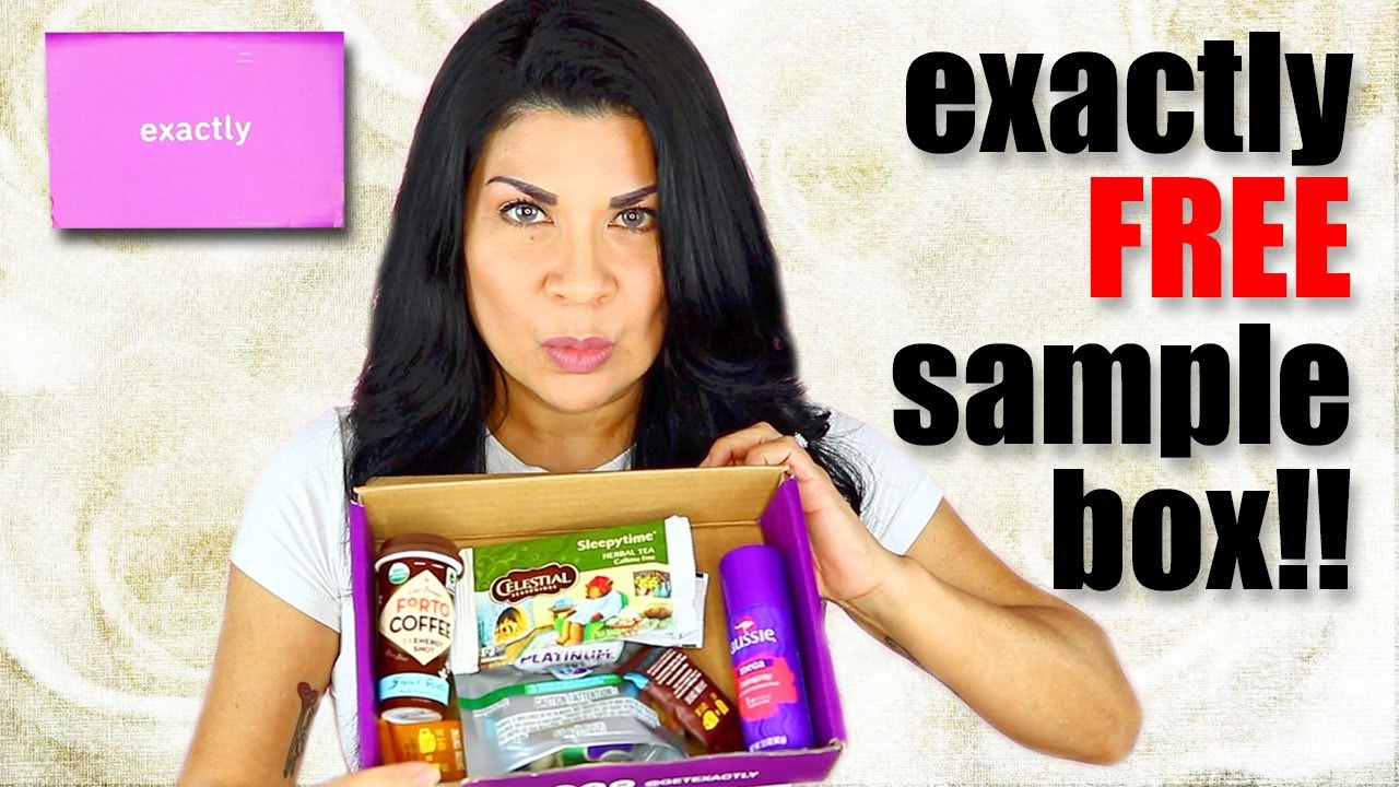 EXACTLY SAMPLE BOX UNBOXING | 100% FREE!! - YouTube