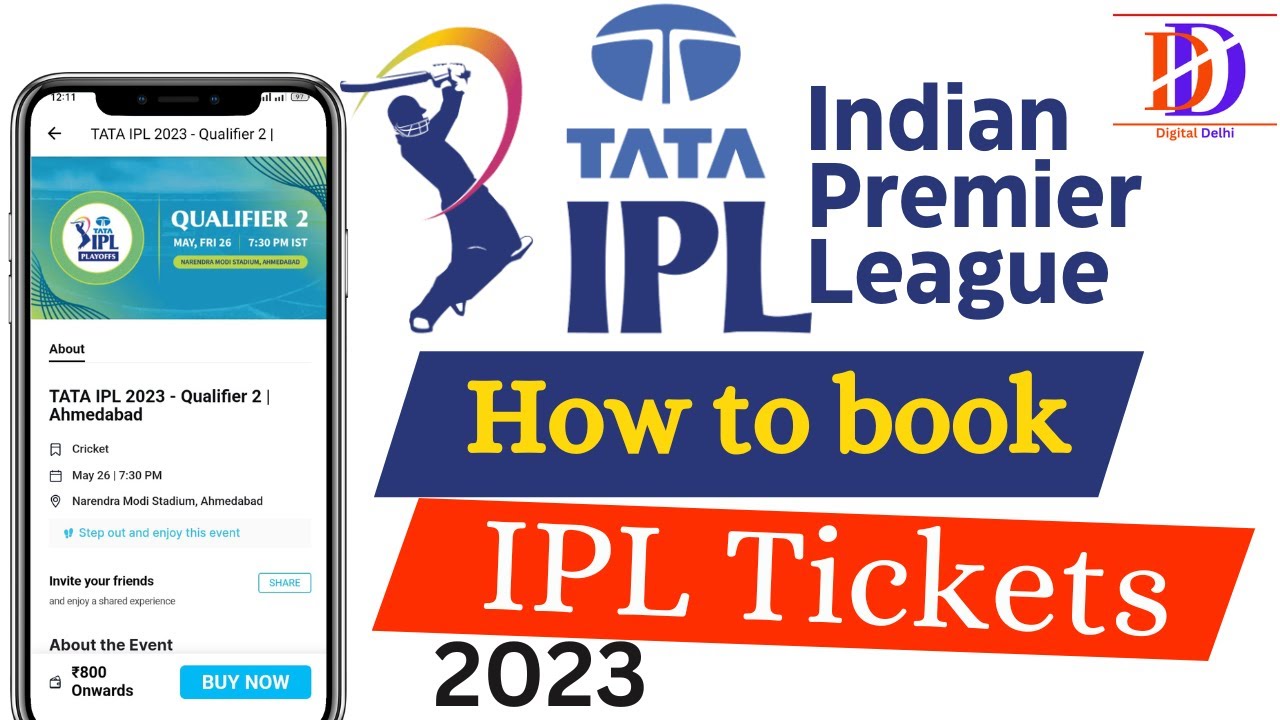 How to Book IPL Tickets 2023 A Step-by-Step Guide| ipl ticket kaise ...