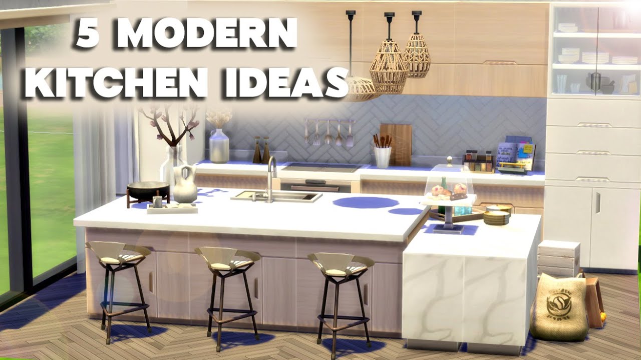 Modern Kitchen Sims 4 Cc