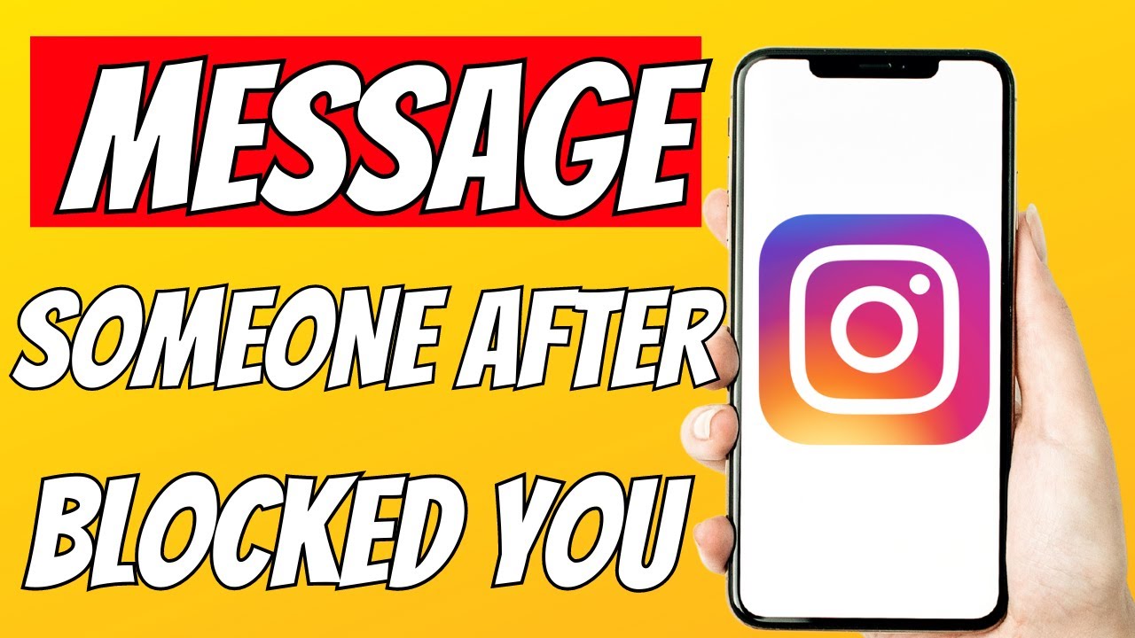 How To Message Someone Who Blocked You On Instagram 2023 - YouTube