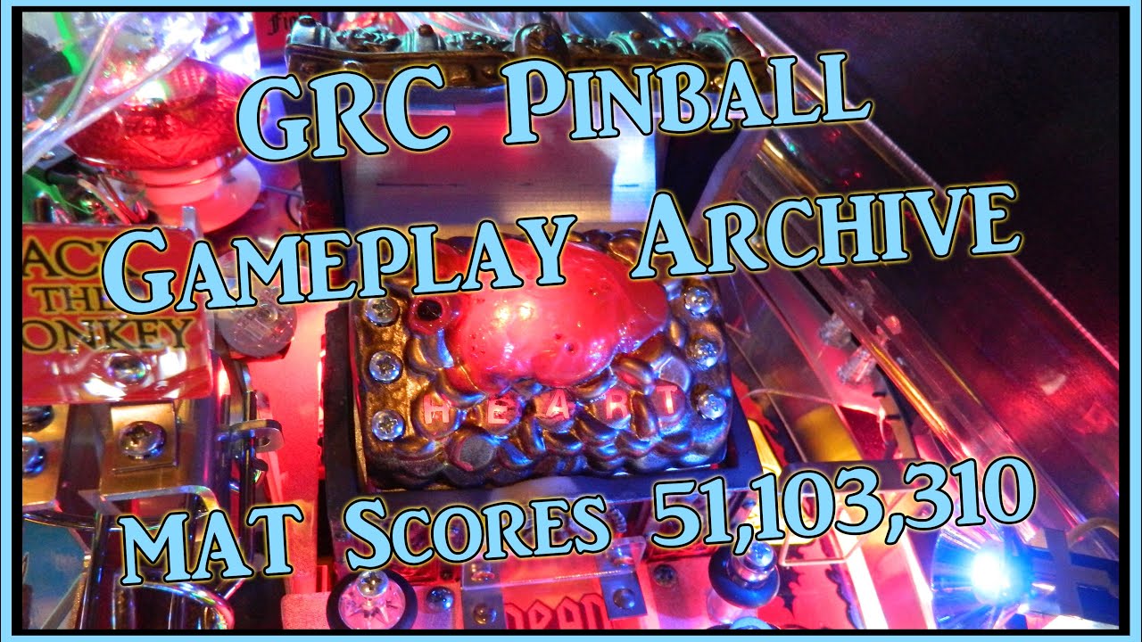PIRATES OF THE CARIBBEAN Pinball Machine ~ GRC Archive Gameplay ~ MAT ...