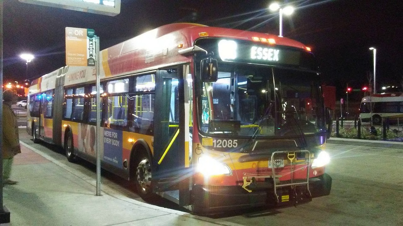 MTA Maryland: 2013 New Flyer XDE60 - Artic'd (Hybrid) #12085 ~ w ...