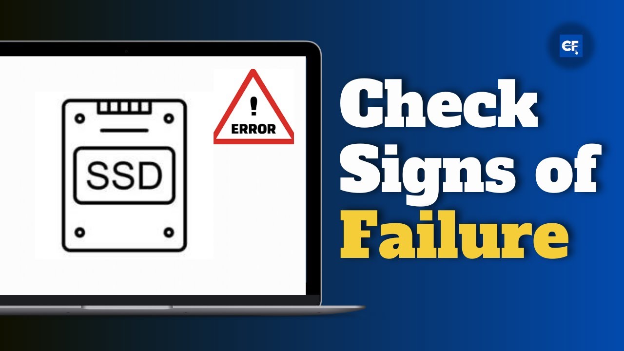 How to Check Signs of SSD Failure - YouTube