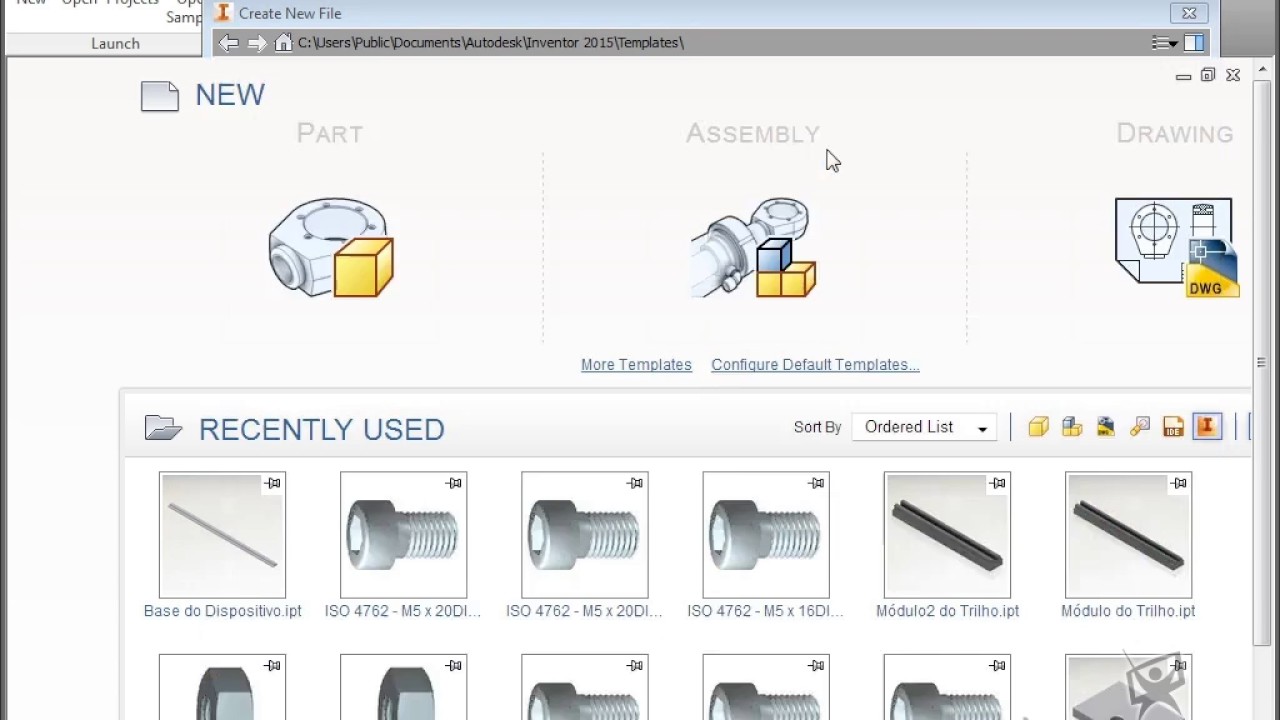 Explorando a Interface | Inventor 2015 Superfícies - YouTube