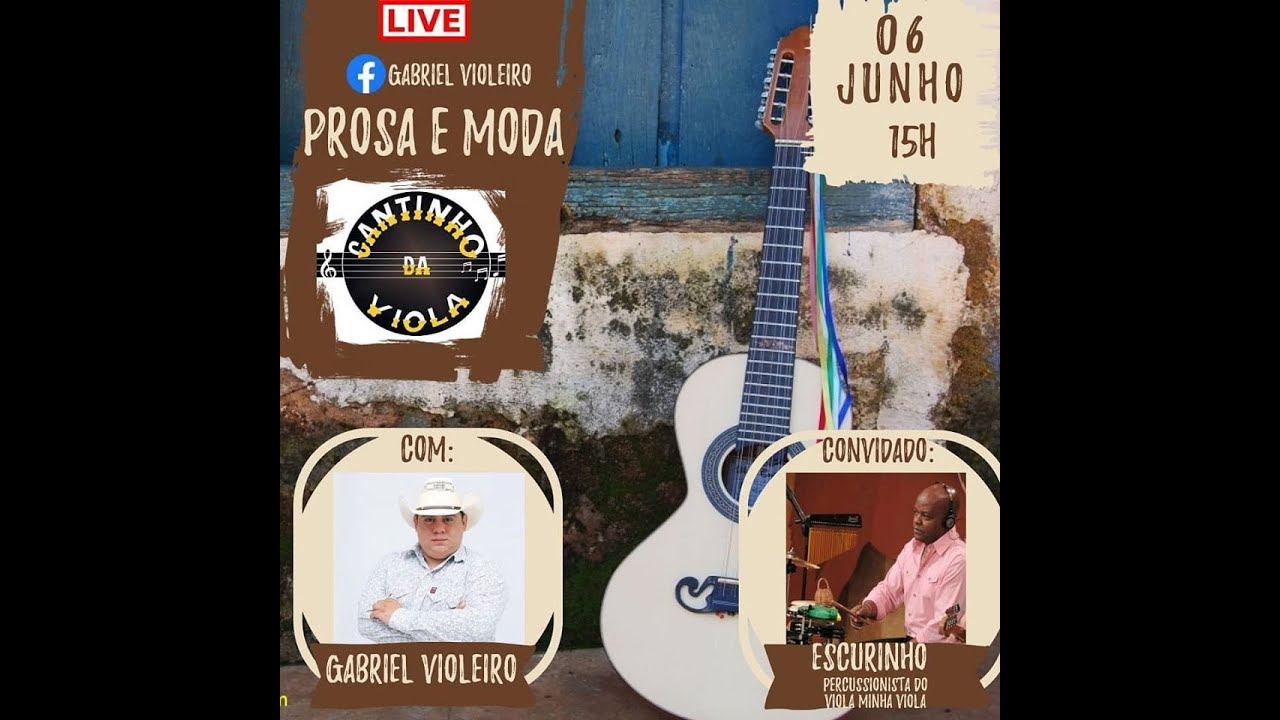 Prosa e moda com Valdir Batista Lemos o escurinho - YouTube