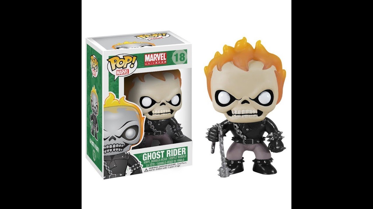 Ghost Rider bobblehead Review : Funko pop vinyl review - YouTube