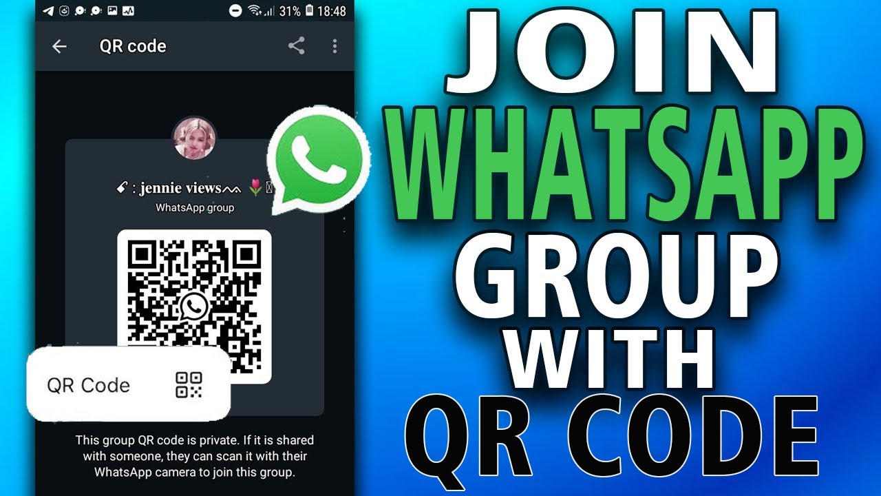 How to join WhatsApp group with QR code (easy step by step tutorial ...