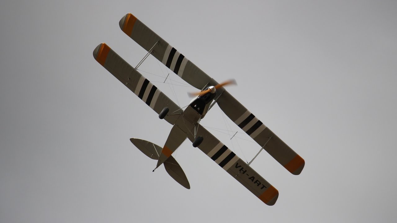Scale RC de Havilland Tiger Moth Flight at OCMA - YouTube