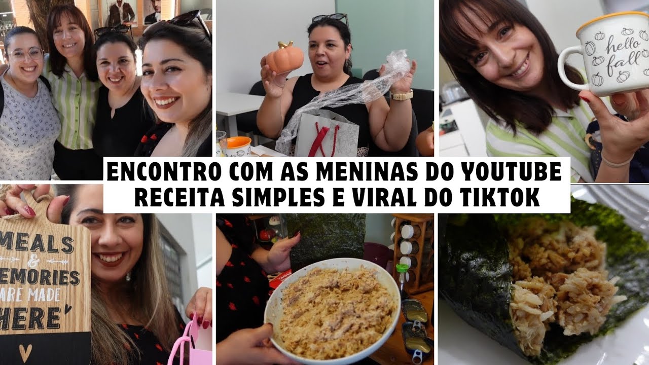 Encontro com as Meninas do YouTube - Rafaela , Cláudia e a Marta || Receita Viral do Tiktok ...