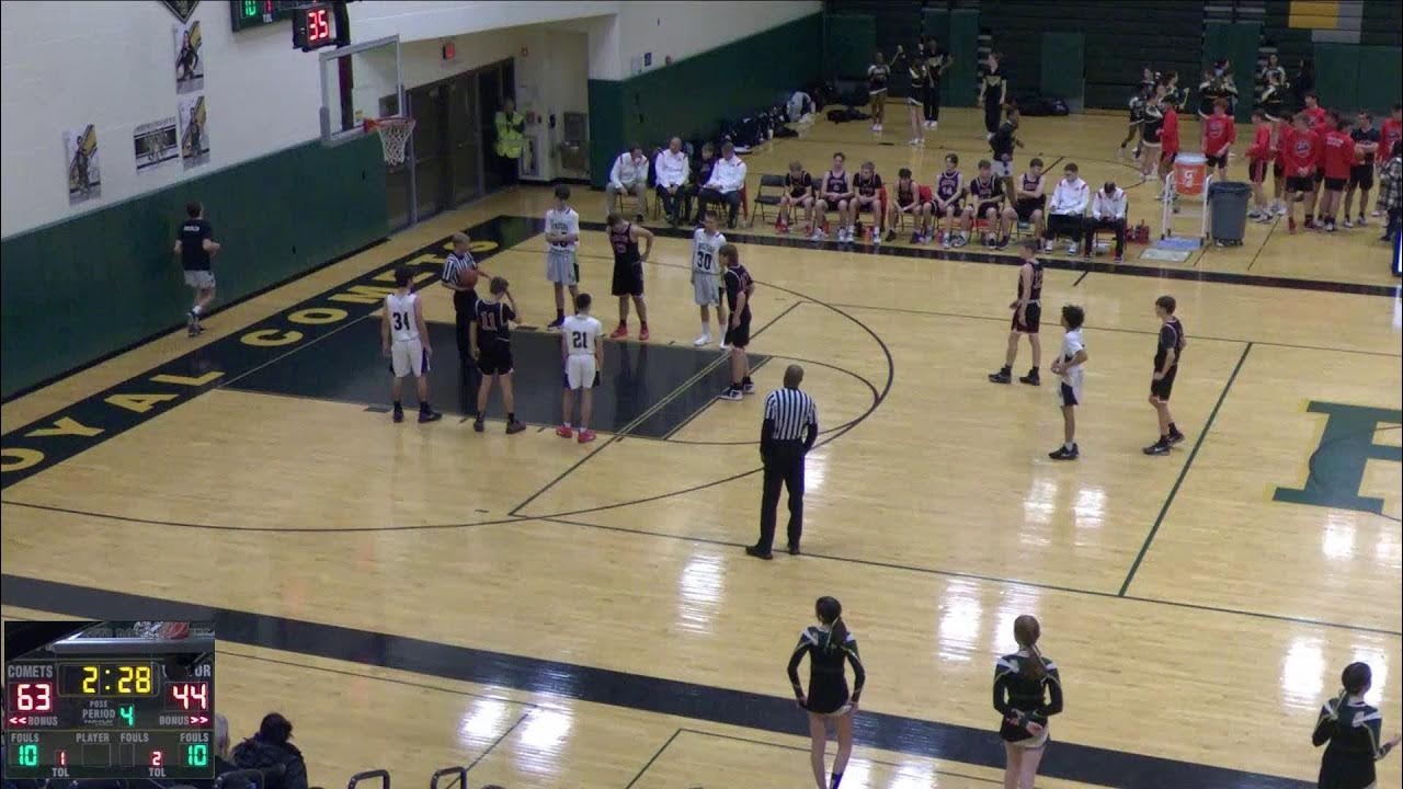 Rush-Henrietta High vs Hilton High School Boys' JV Basketball - YouTube