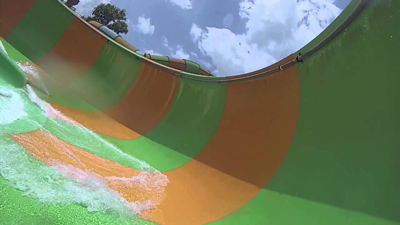 Whirlpool Slide- SIX FLAGS FIESTA TEXAS - YouTube