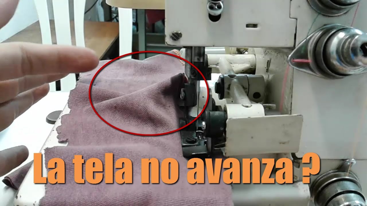 La tela no corre en la OVERLOCK CASERA - YouTube