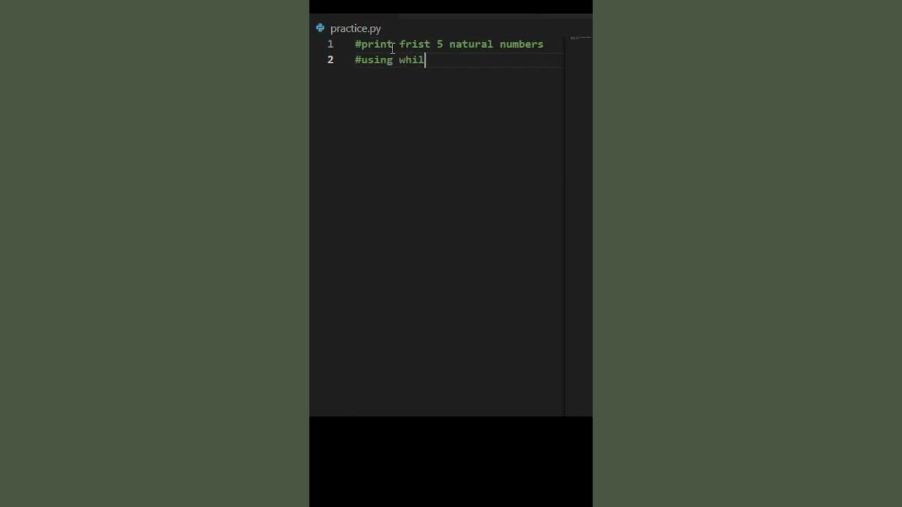 Print Frist 😏 5 Natural Numbers Python Learnpython Pythonforbeginners Youtube 9325