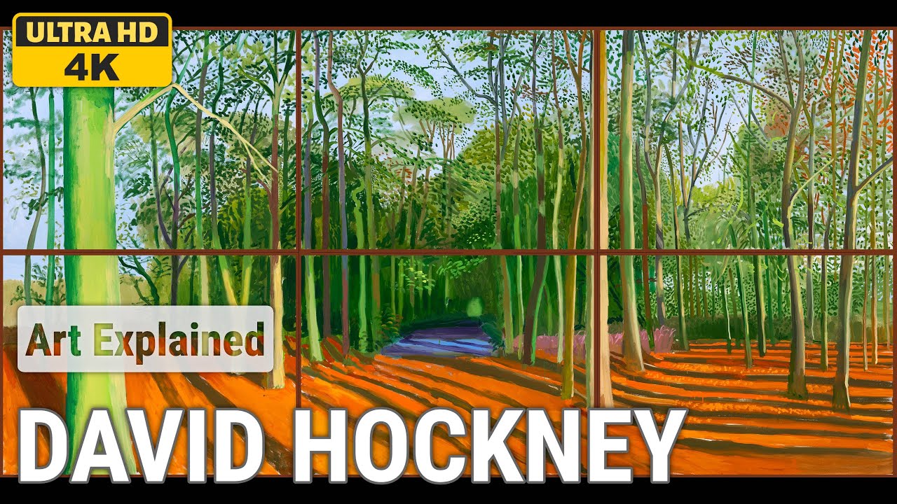 David Hockney: A collection of 10 artworks with title and year, 1997 ...