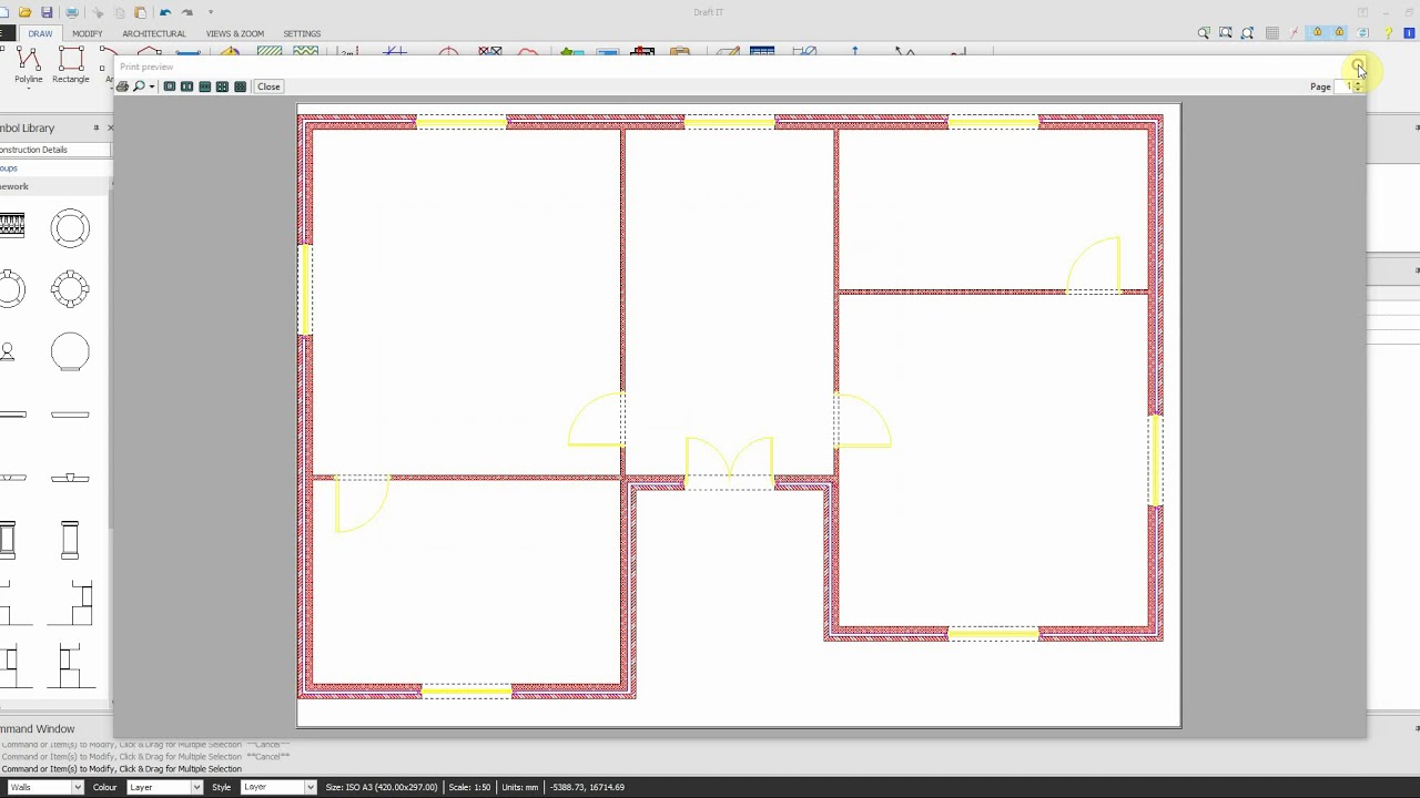 Draft it V5 - Printing To Scale - YouTube