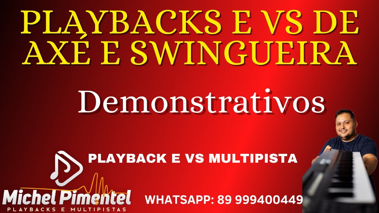Playbacks e Vs de Axé e Swingueiras Vejam alguns demonstrativos - YouTube