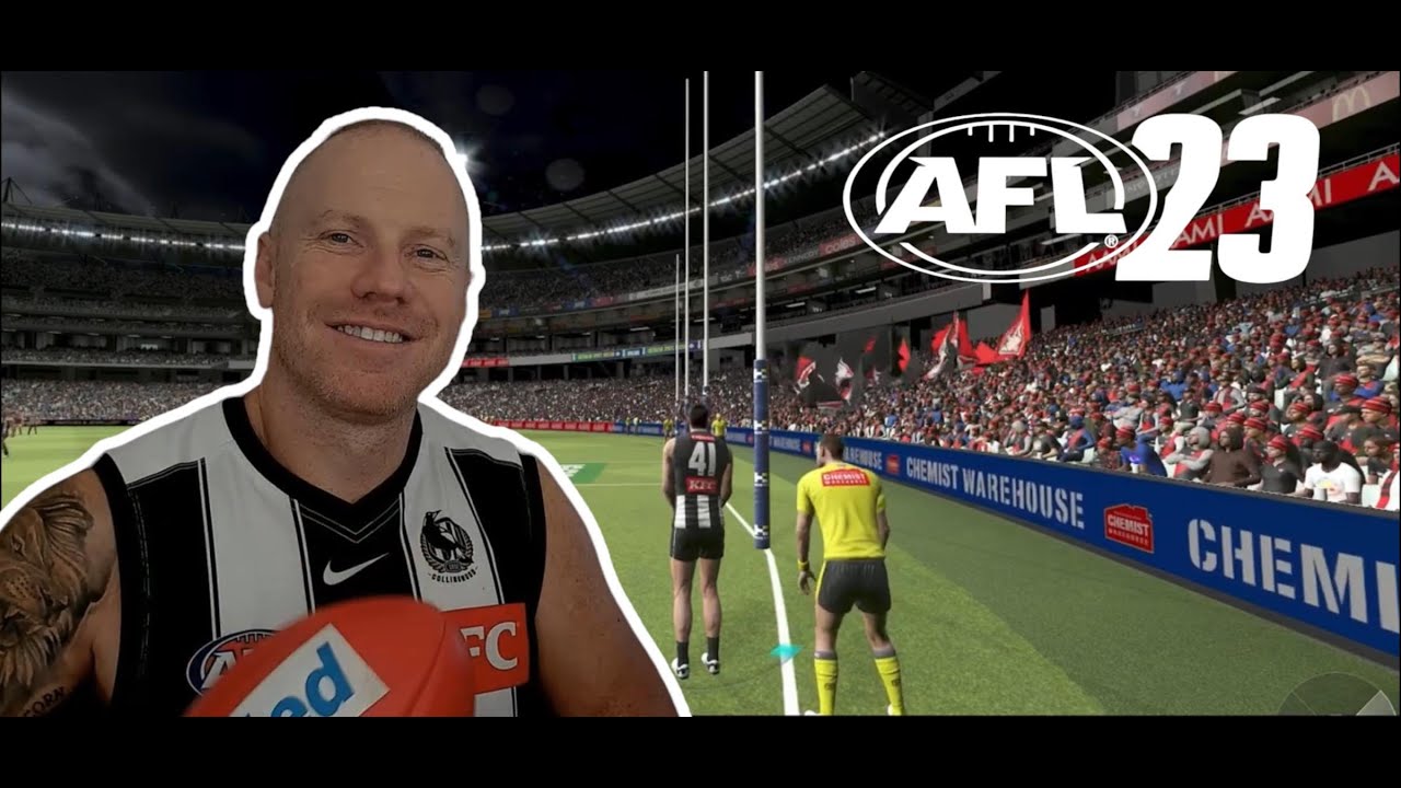 Playing AFL 23 on PC - YouTube