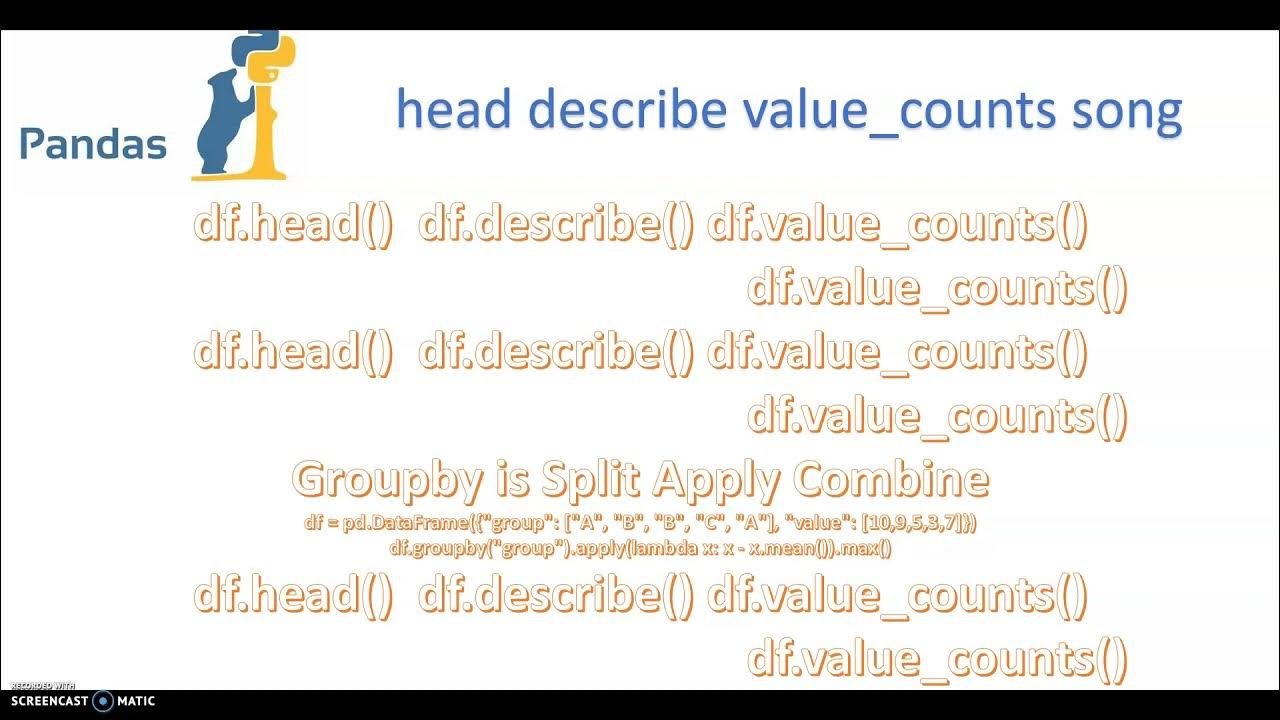 Python Pandas Head Describe And Value Counts Song YouTube python-pandas-head-describe-and-value-counts-song-youtube