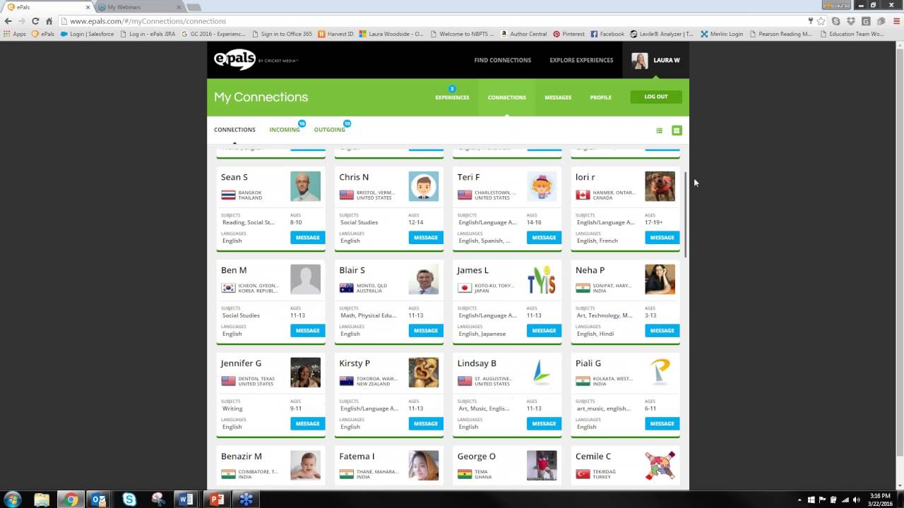 ePals Webinar: Connecting Classrooms around the World - YouTube