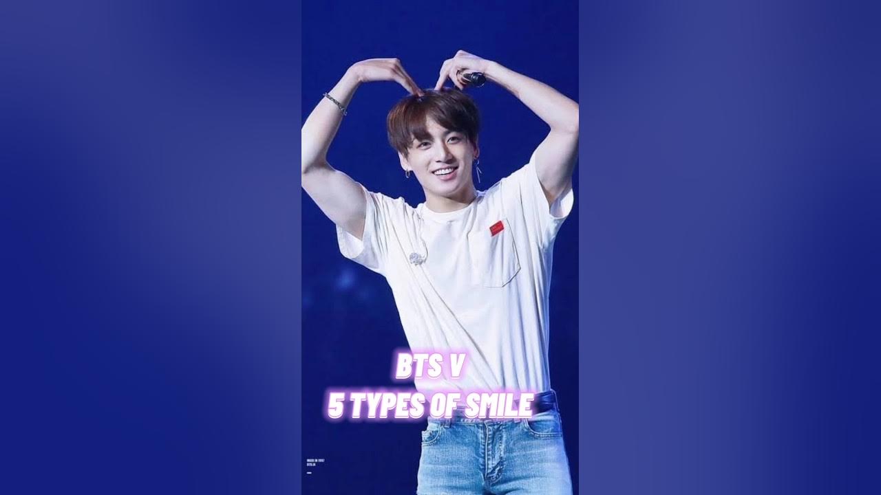 bts v 5 types of smile #shorts #viral #trending #bts #btsv - YouTube