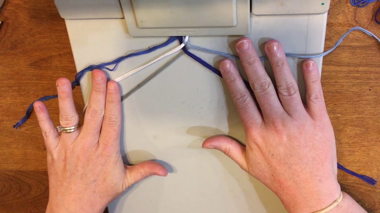 Crafts and Creations: Five-Strand Braided Bracelet - YouTube